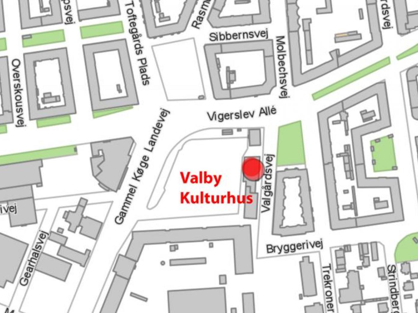 Find vej til Valby Kulturhus | Kultur og Fritid V