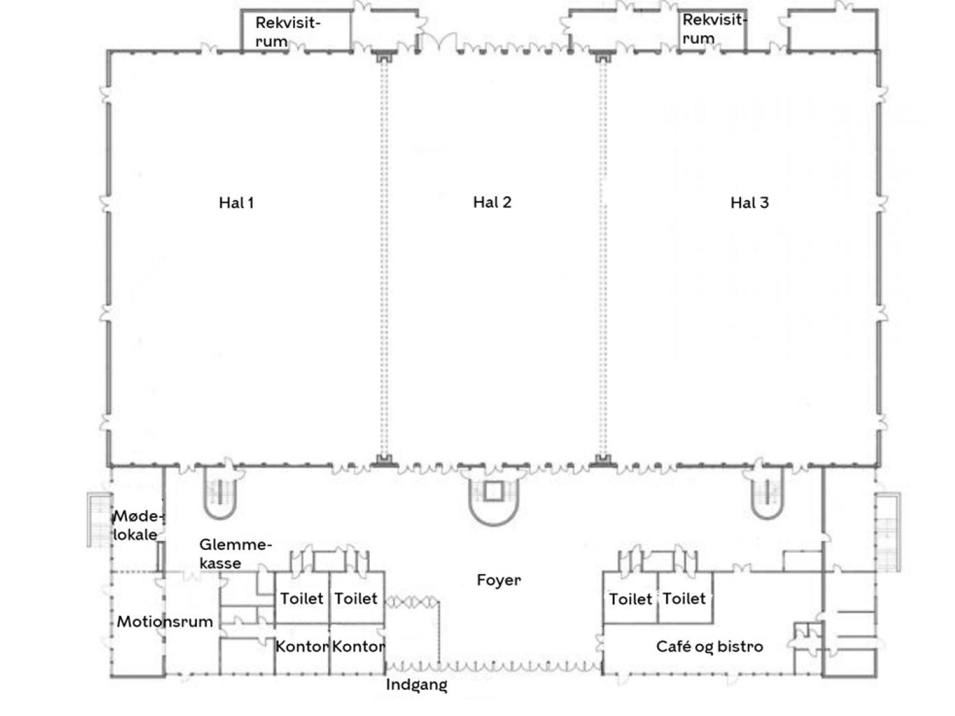 Valby Hallen og parkering | Kultur og Fritid V